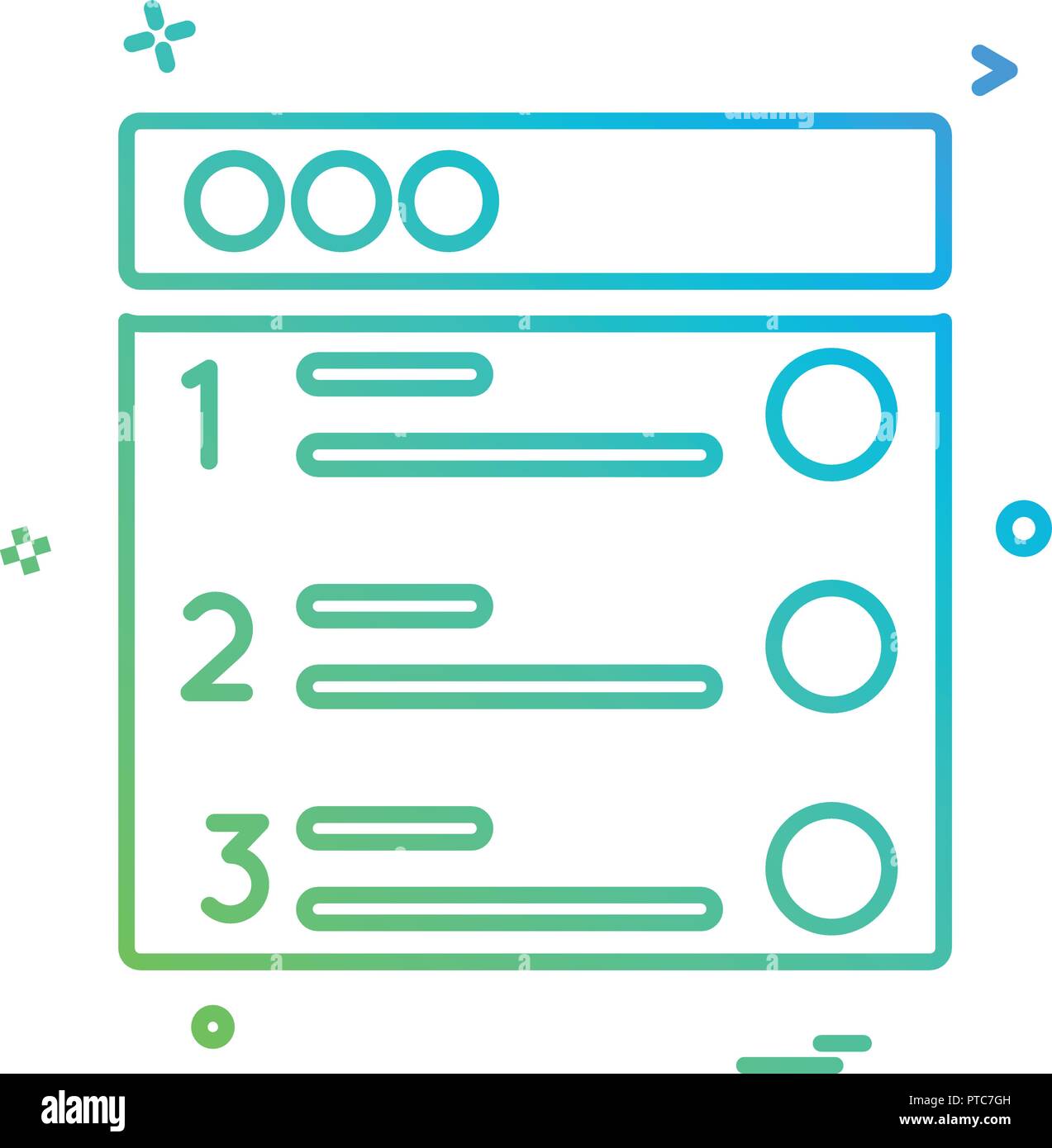 Web layouts icon design vector Stock Vector Image & Art - Alamy