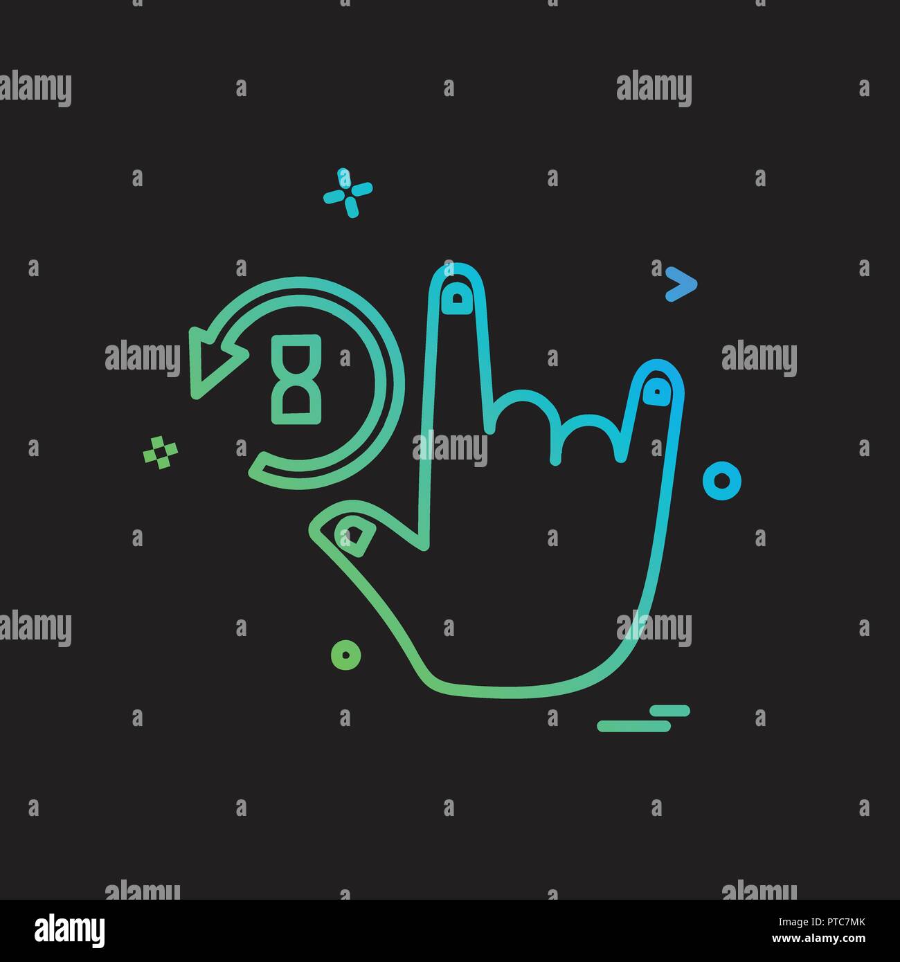 Hands icon design vector Stock Vector Image & Art - Alamy
