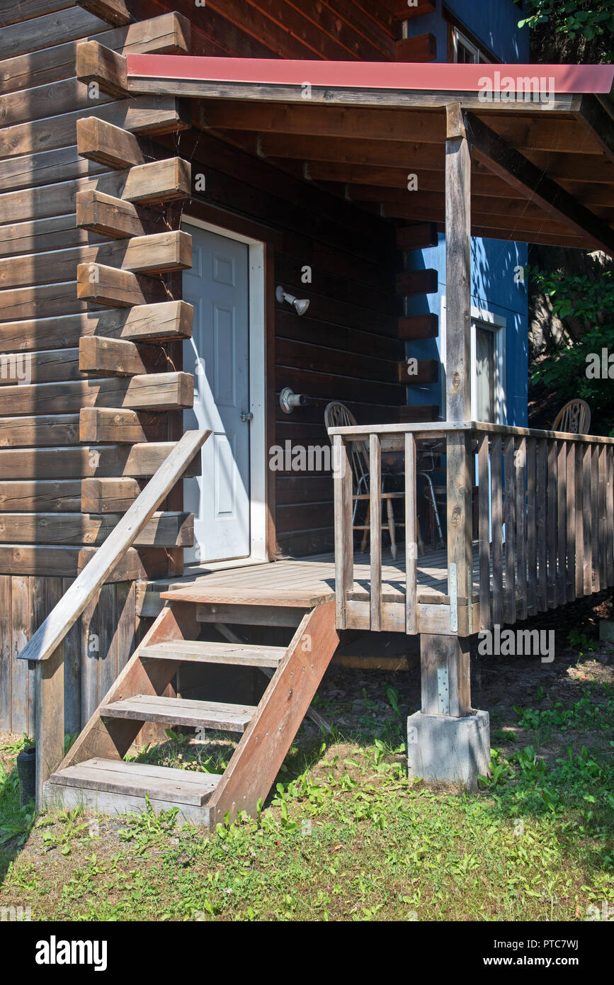 Wooden houses native americans hi-res stock photography and images - Alamy