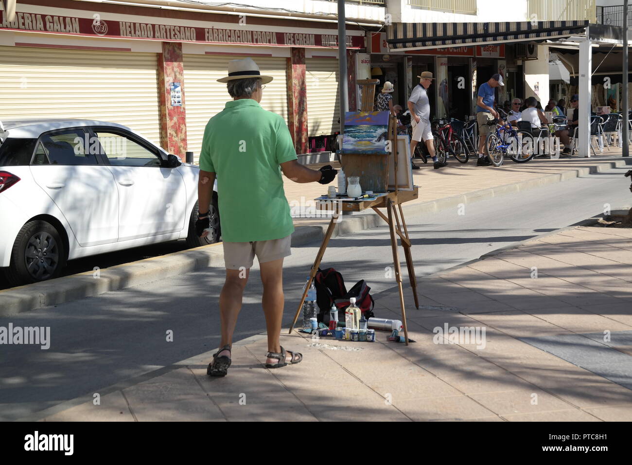 Painter at work Stock Photo - Alamy