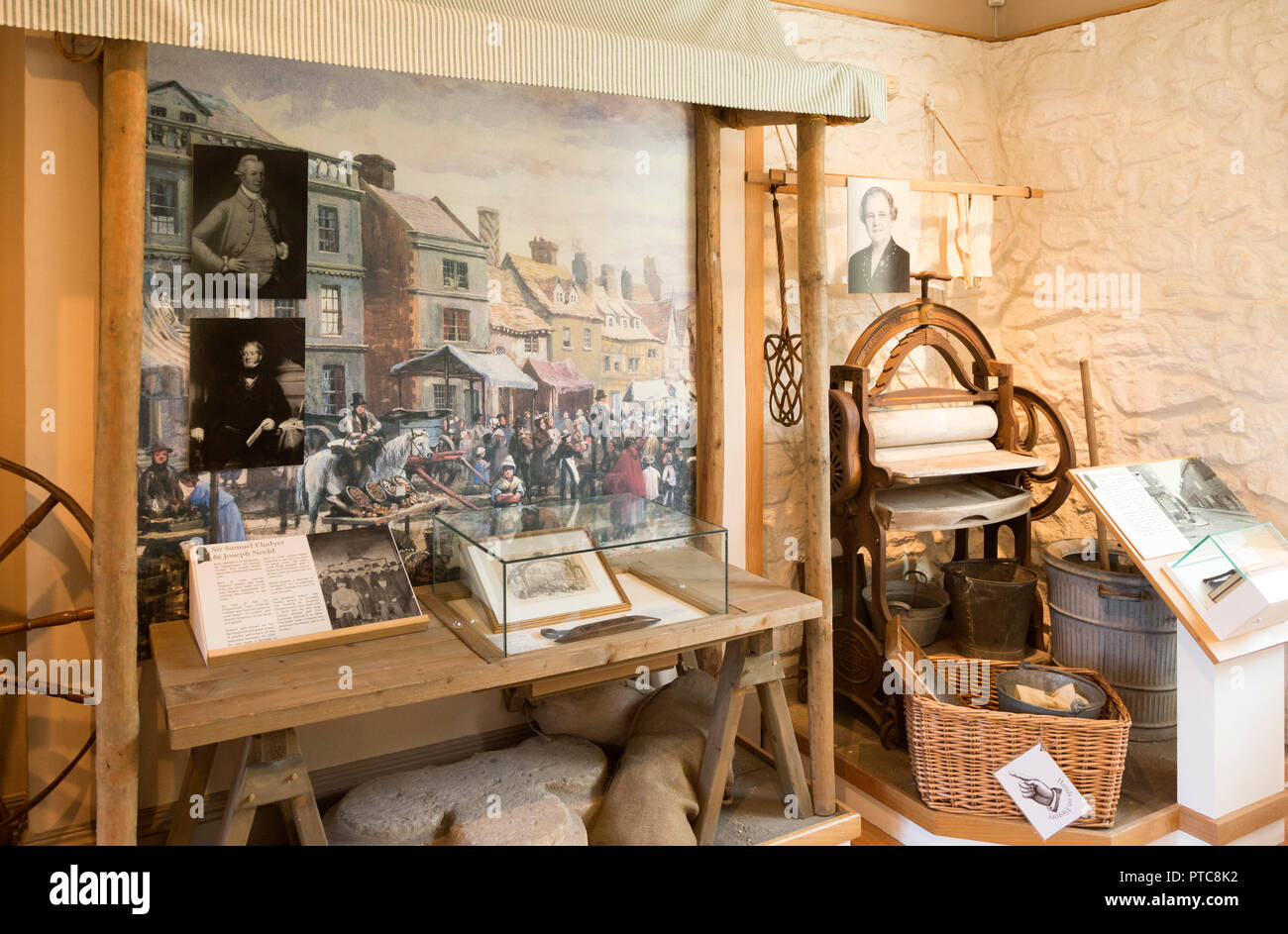 Display of town history with permission of Chippenham museum, Wiltshire ...
