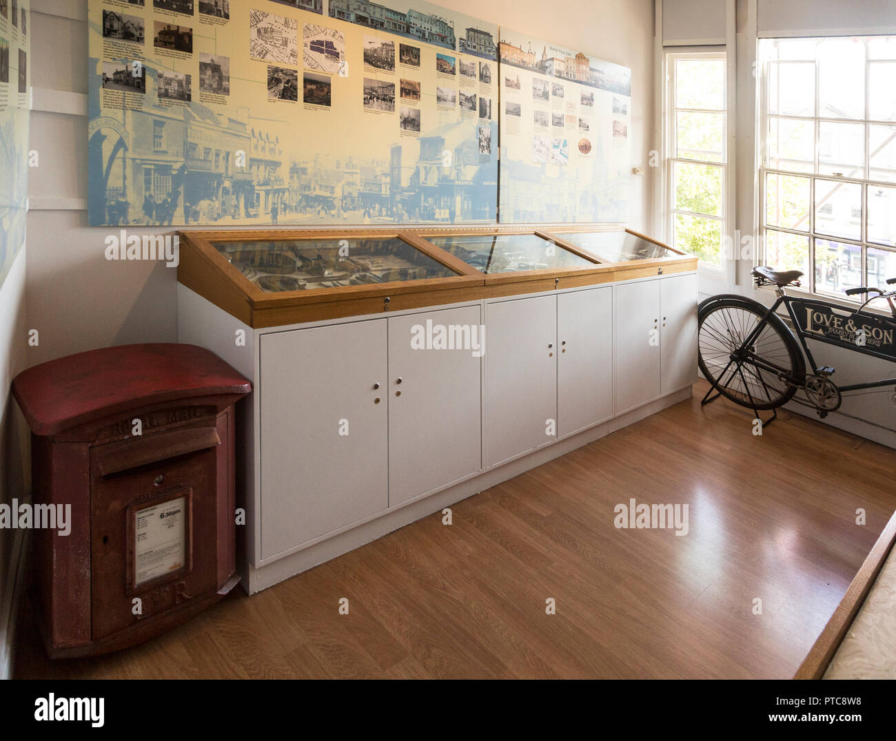 Display room inside museum with permission of Chippenham museum ...