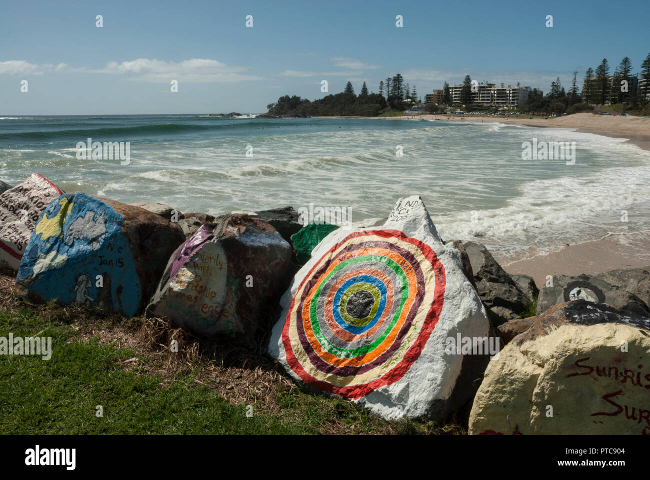 Rock breakwall hi-res stock photography and images - Alamy
