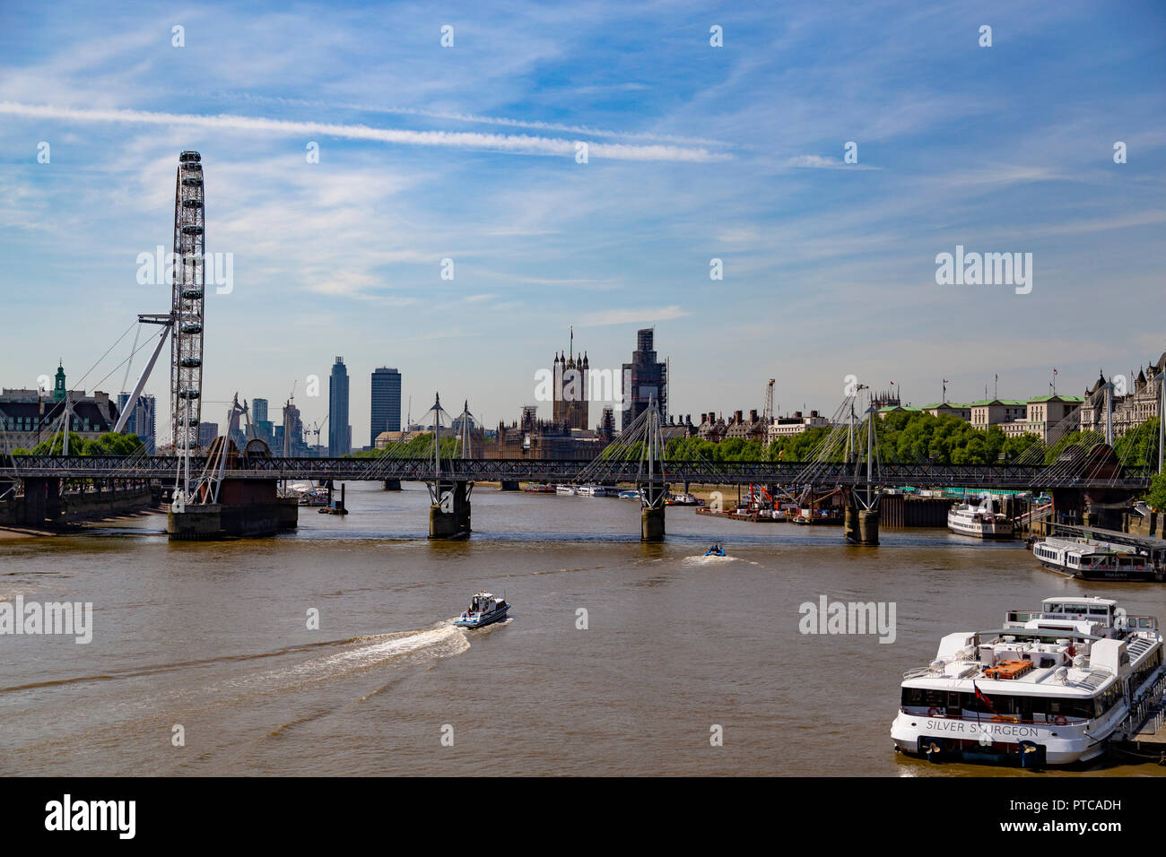 View from Waterloo Bridge, London, England, UK Stock Photo - Alamy