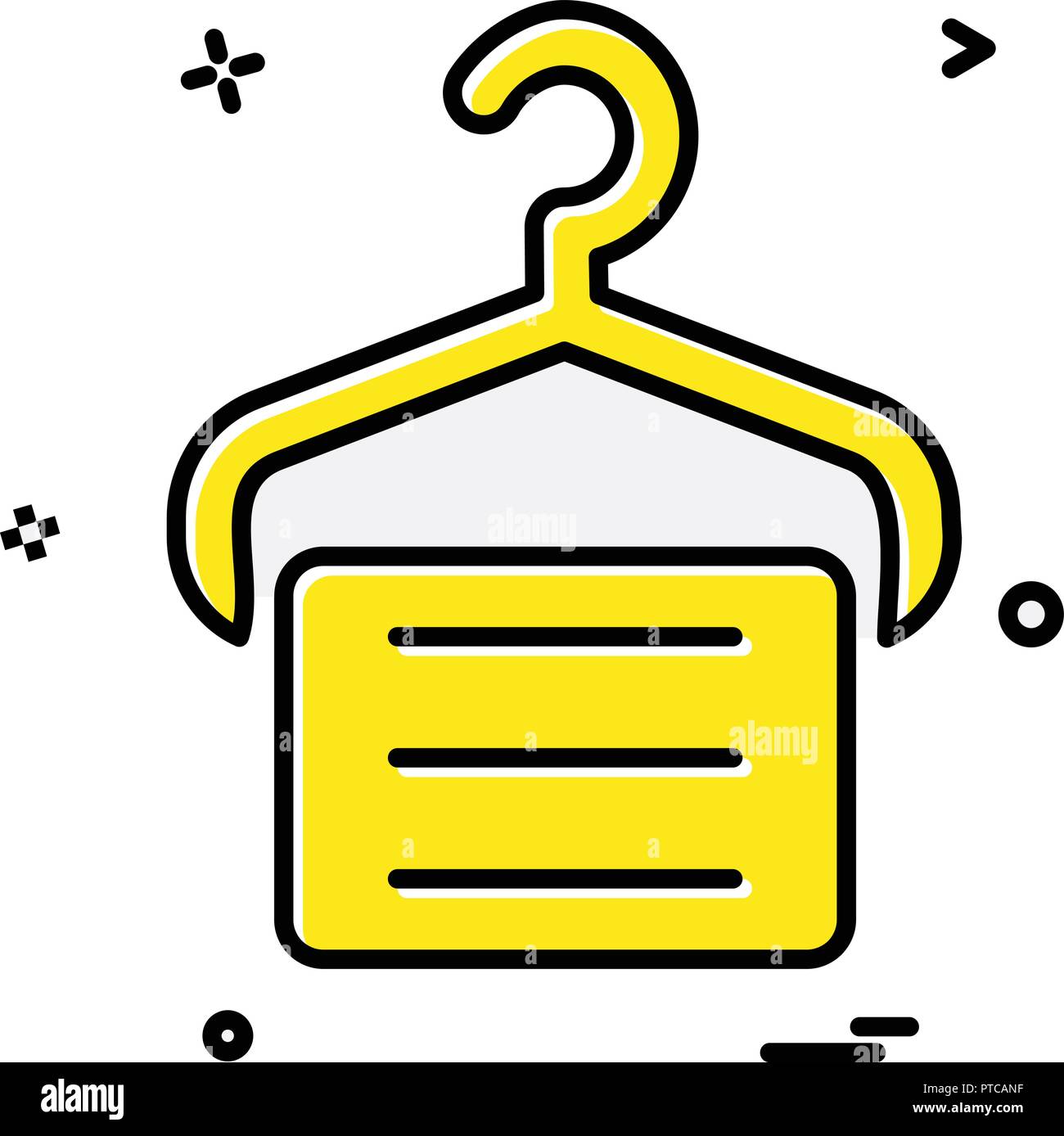 Hanger icon design vector Stock Vector Image & Art - Alamy