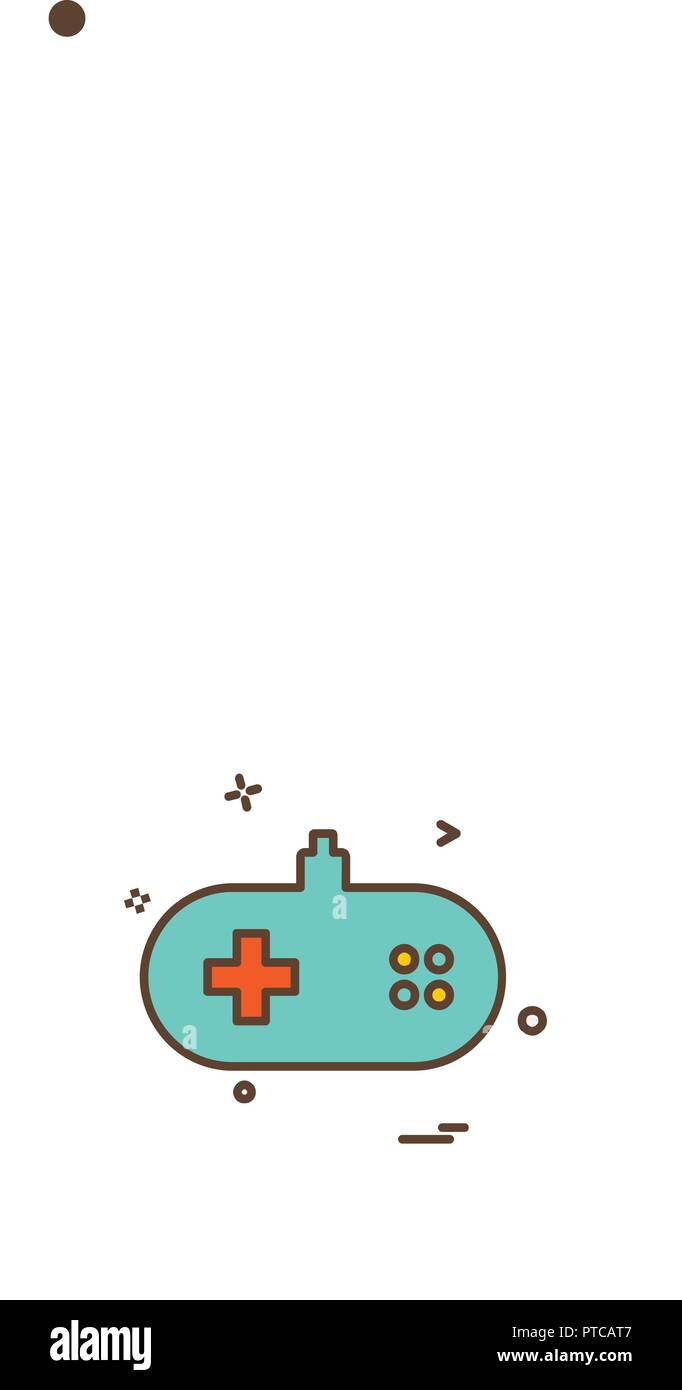 Game remote icon design vector Stock Vector Image & Art - Alamy