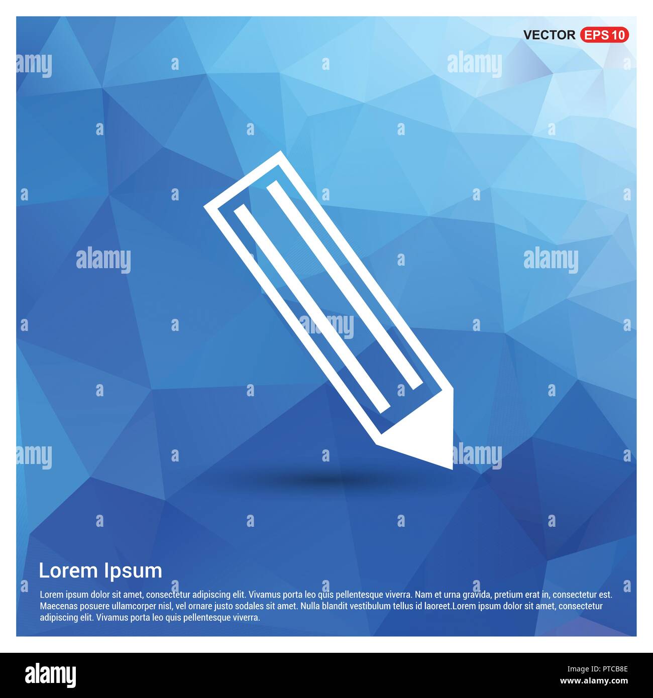 Pencil icon - Free vector icon Stock Vector Image & Art - Alamy