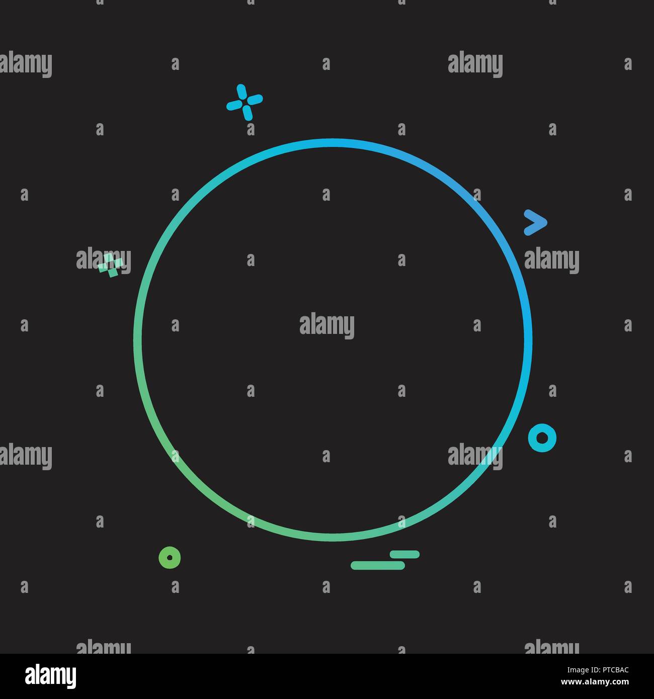 Circle icon design vector Stock Vector Image & Art - Alamy