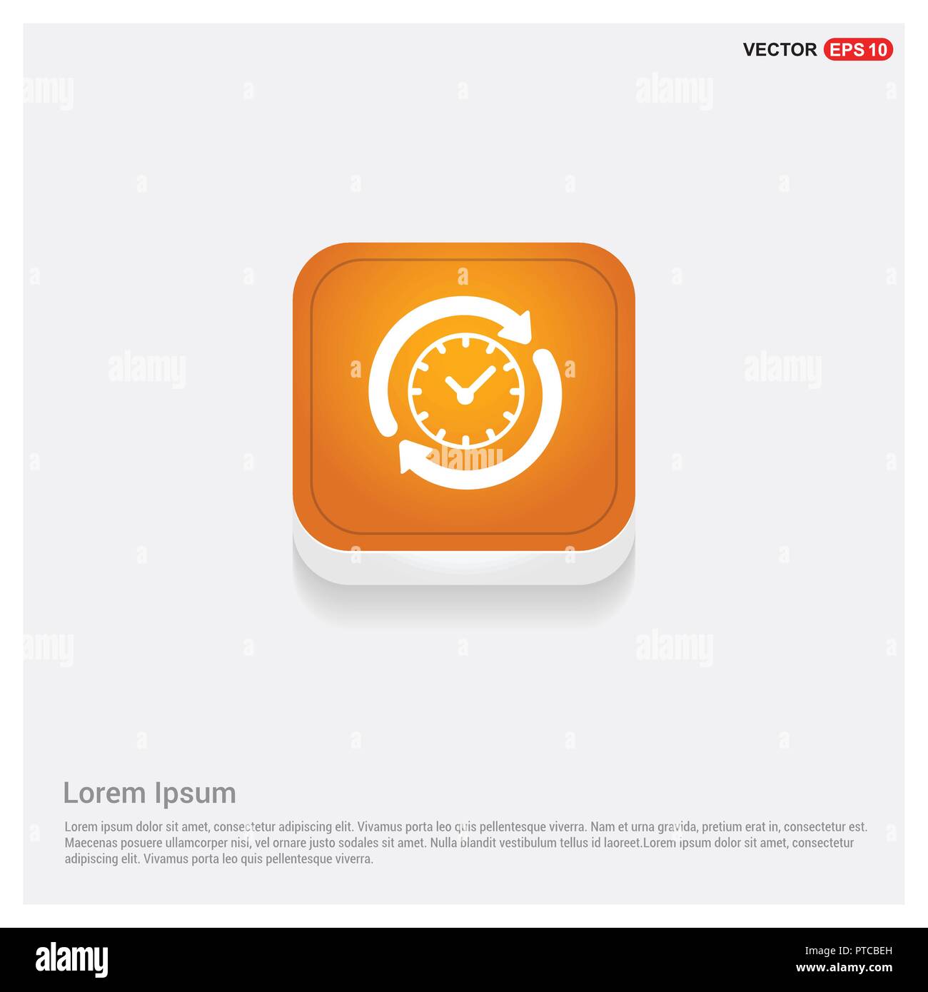 Arrow Clock Icon Stock Vector Image & Art - Alamy