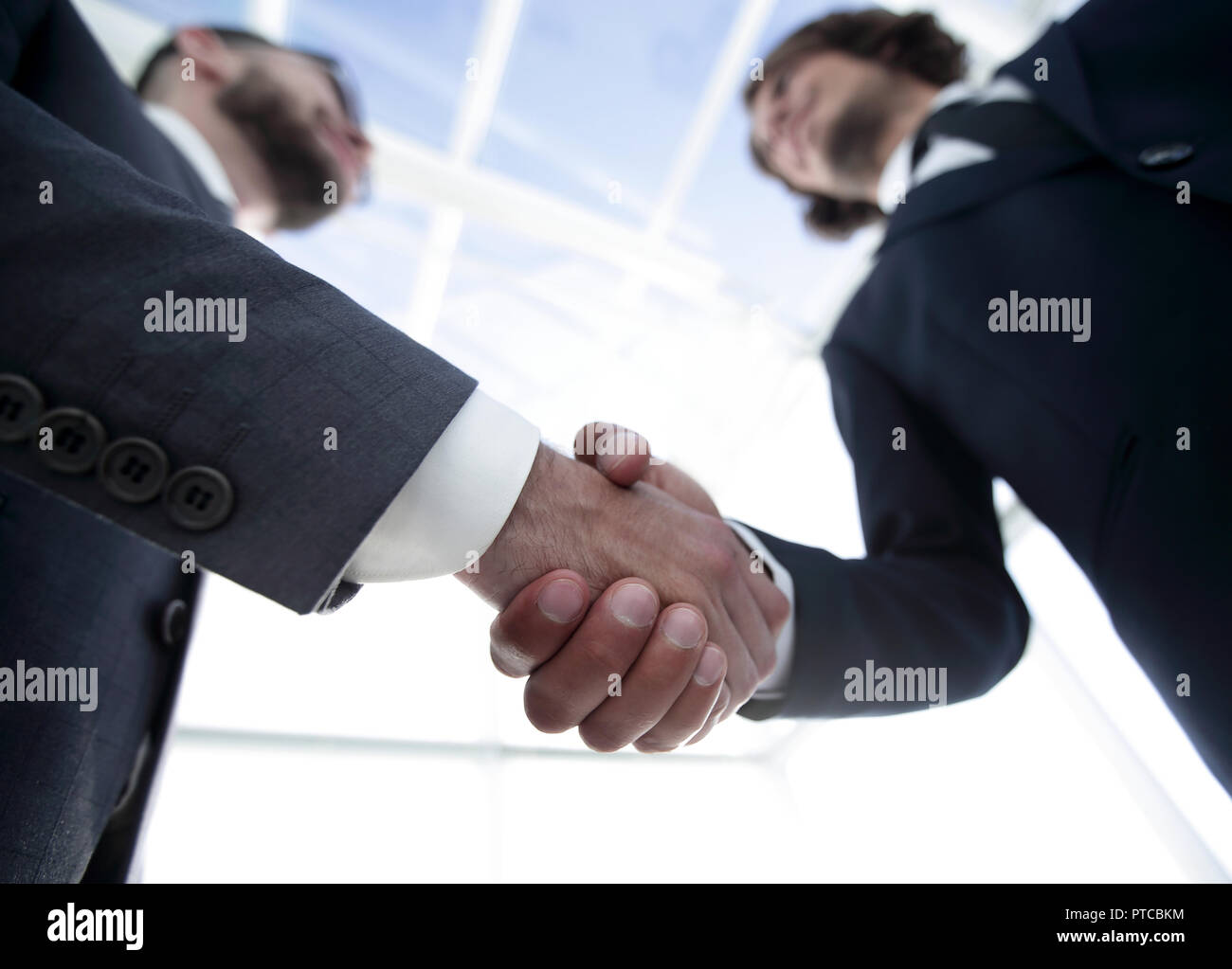 Two people handshake purchase agreement hi-res stock photography and ...