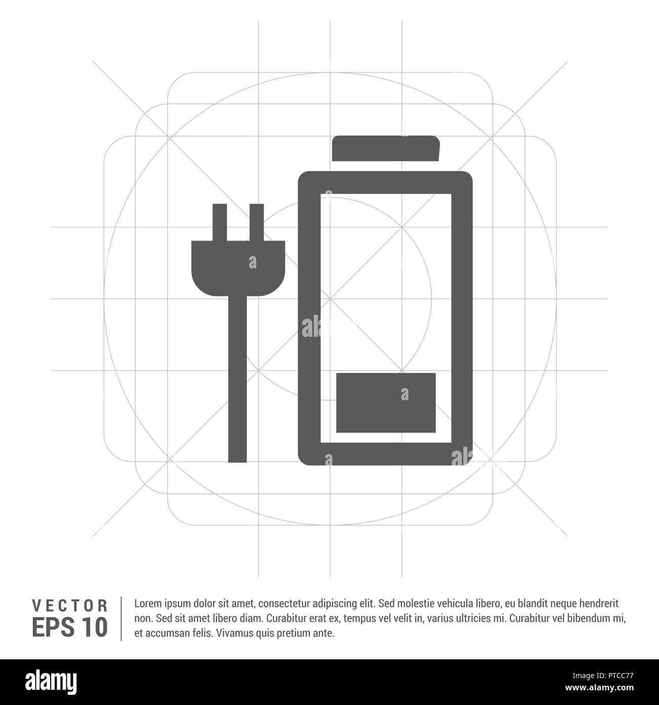 Electric plug charging icon Stock Vector Image & Art - Alamy