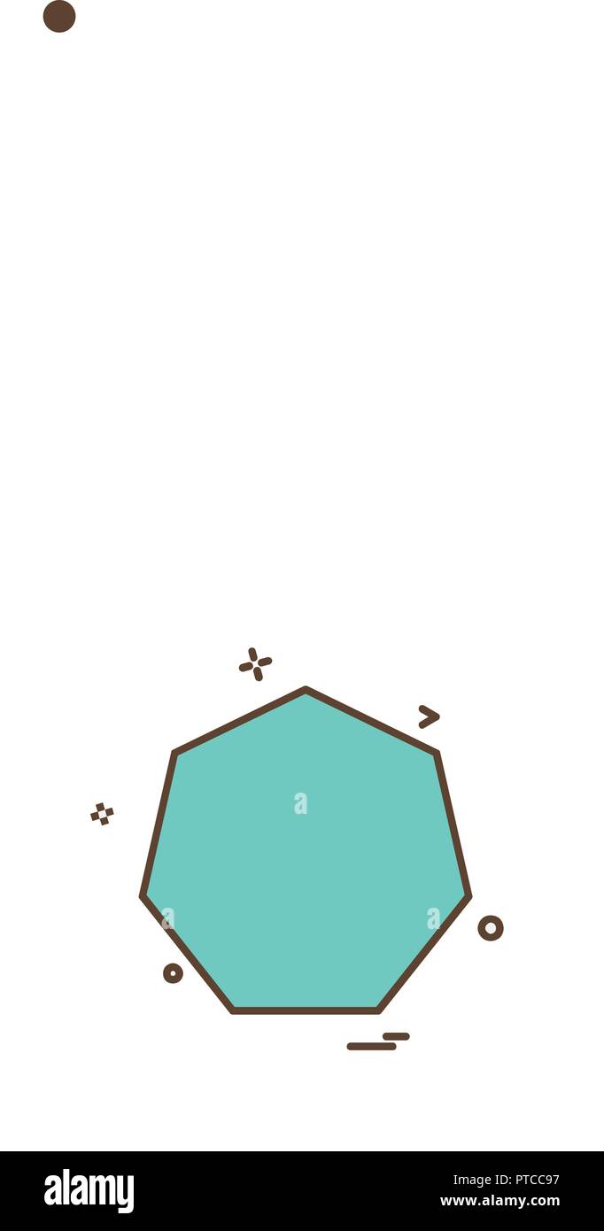 Pentagon icon design vector Stock Vector Image & Art - Alamy