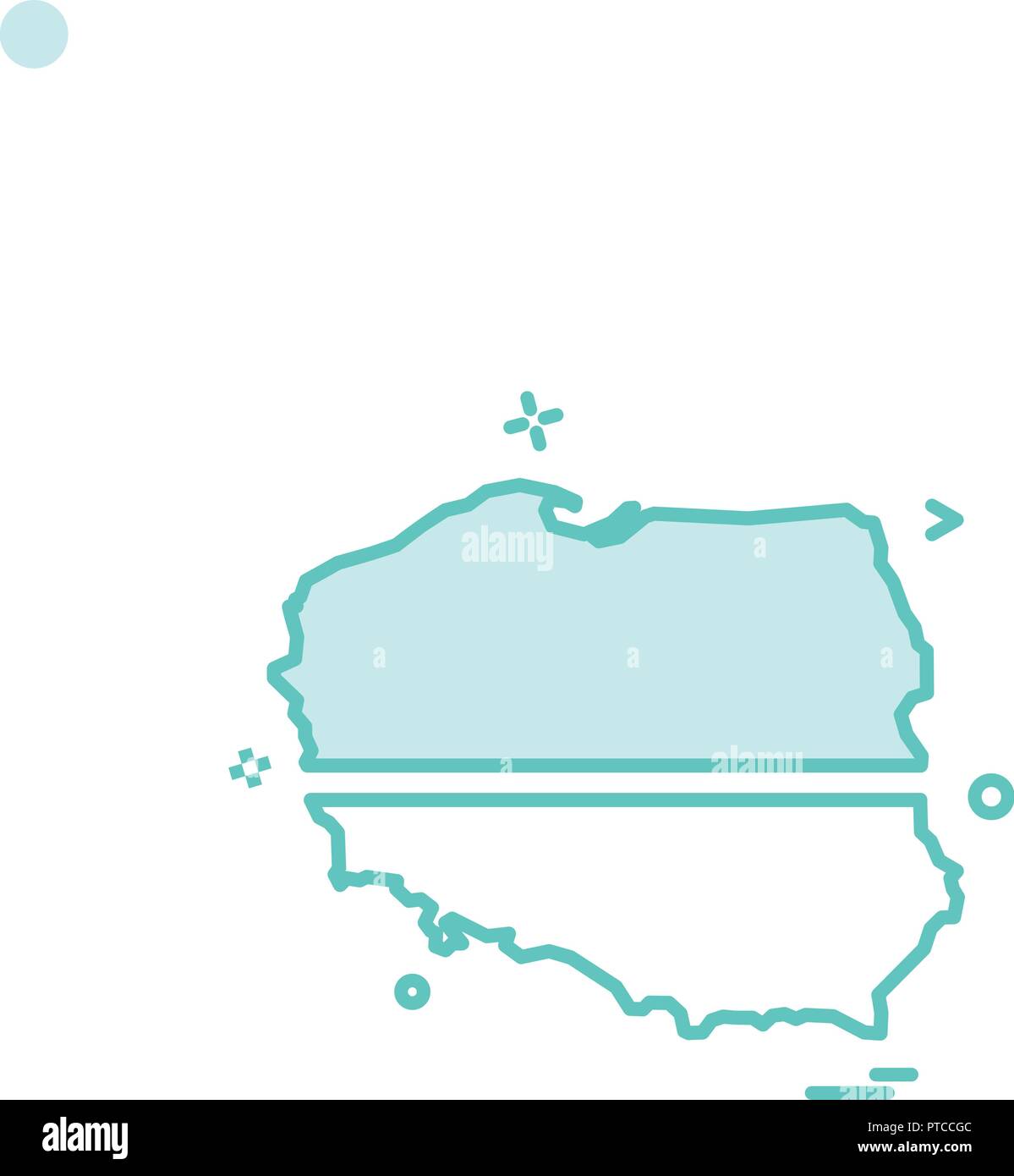 Poland map icon design vector Stock Vector Image & Art - Alamy