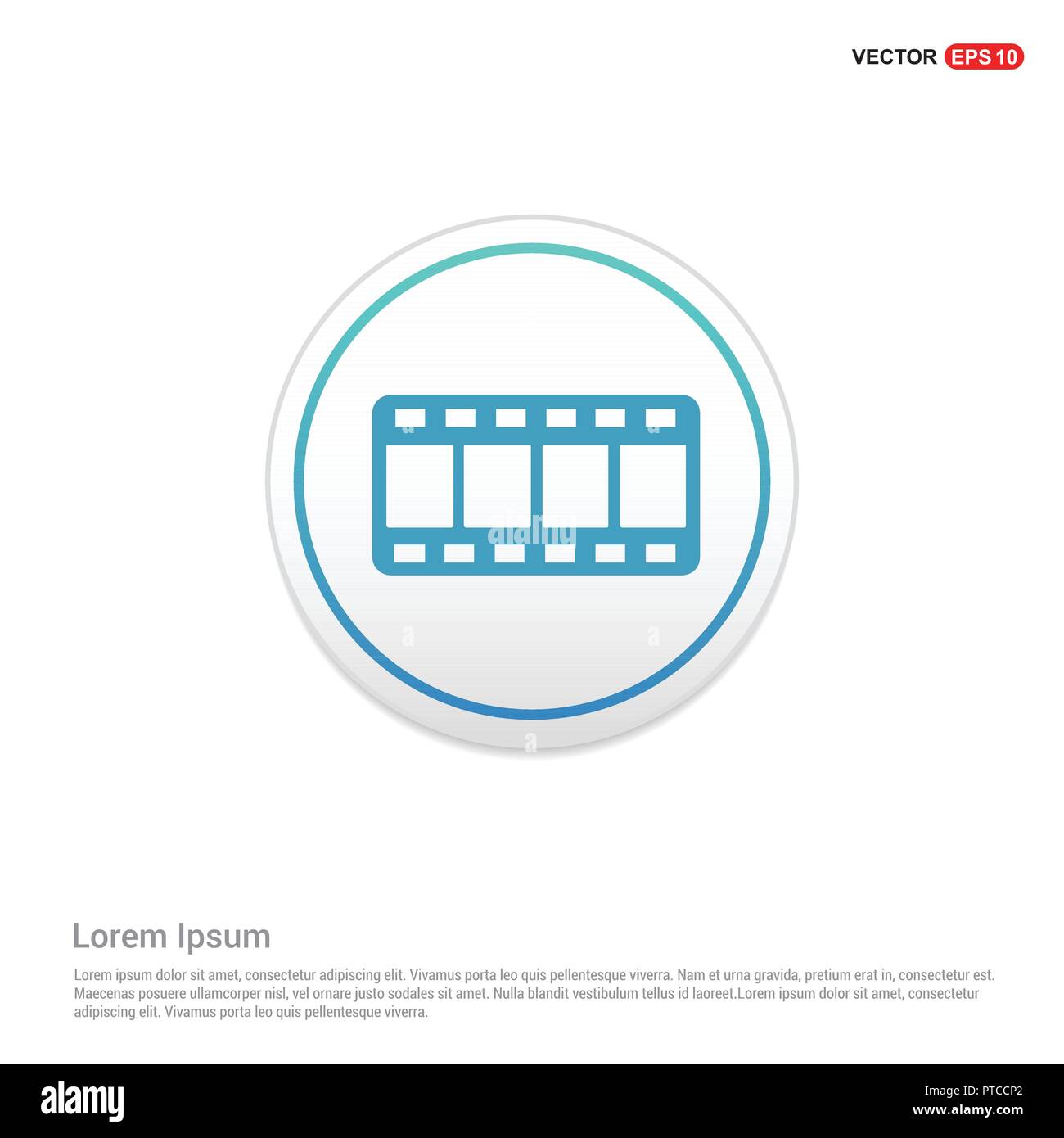 Film reel cutout Stock Vector Images - Alamy