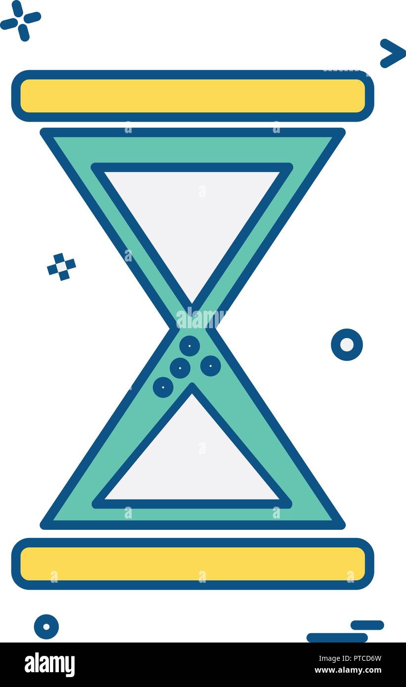 Wait icon design vector Stock Vector Image & Art - Alamy