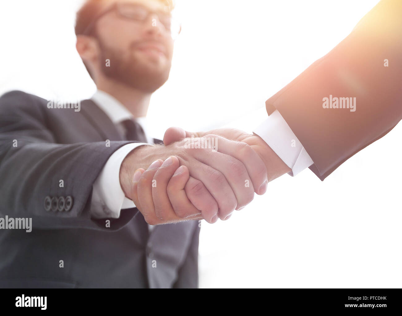 Success concept in business - handshake of partners Stock Photo - Alamy