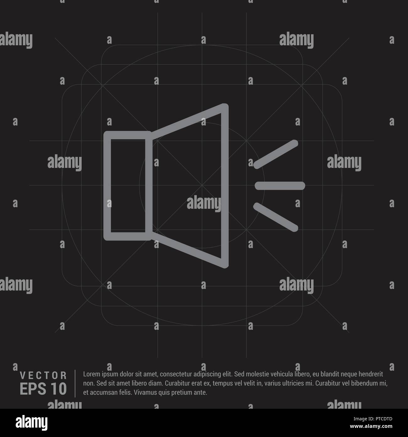 Sound volume icon Stock Vector Image & Art - Alamy