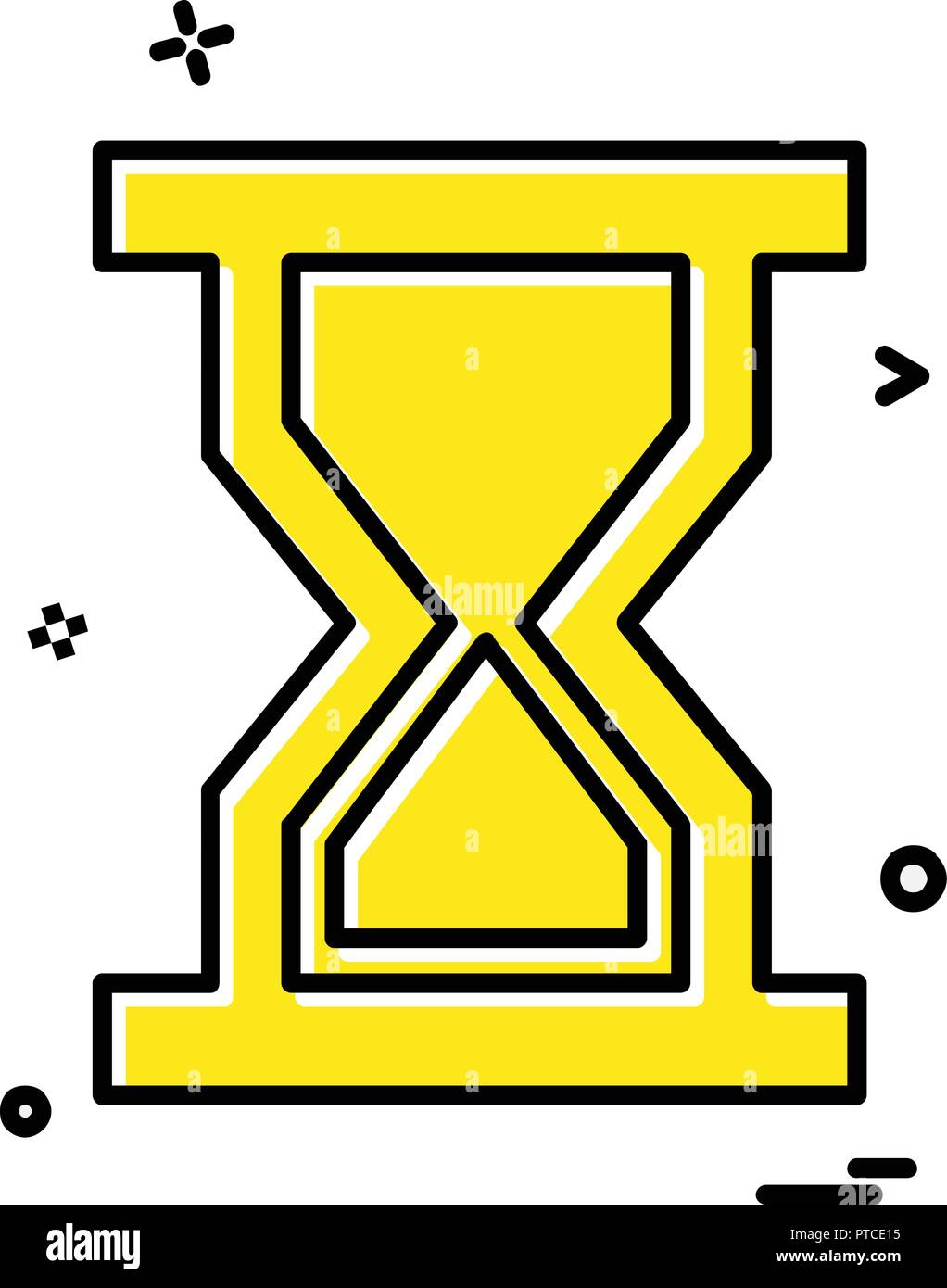 Wait icon design vector Stock Vector Image & Art - Alamy