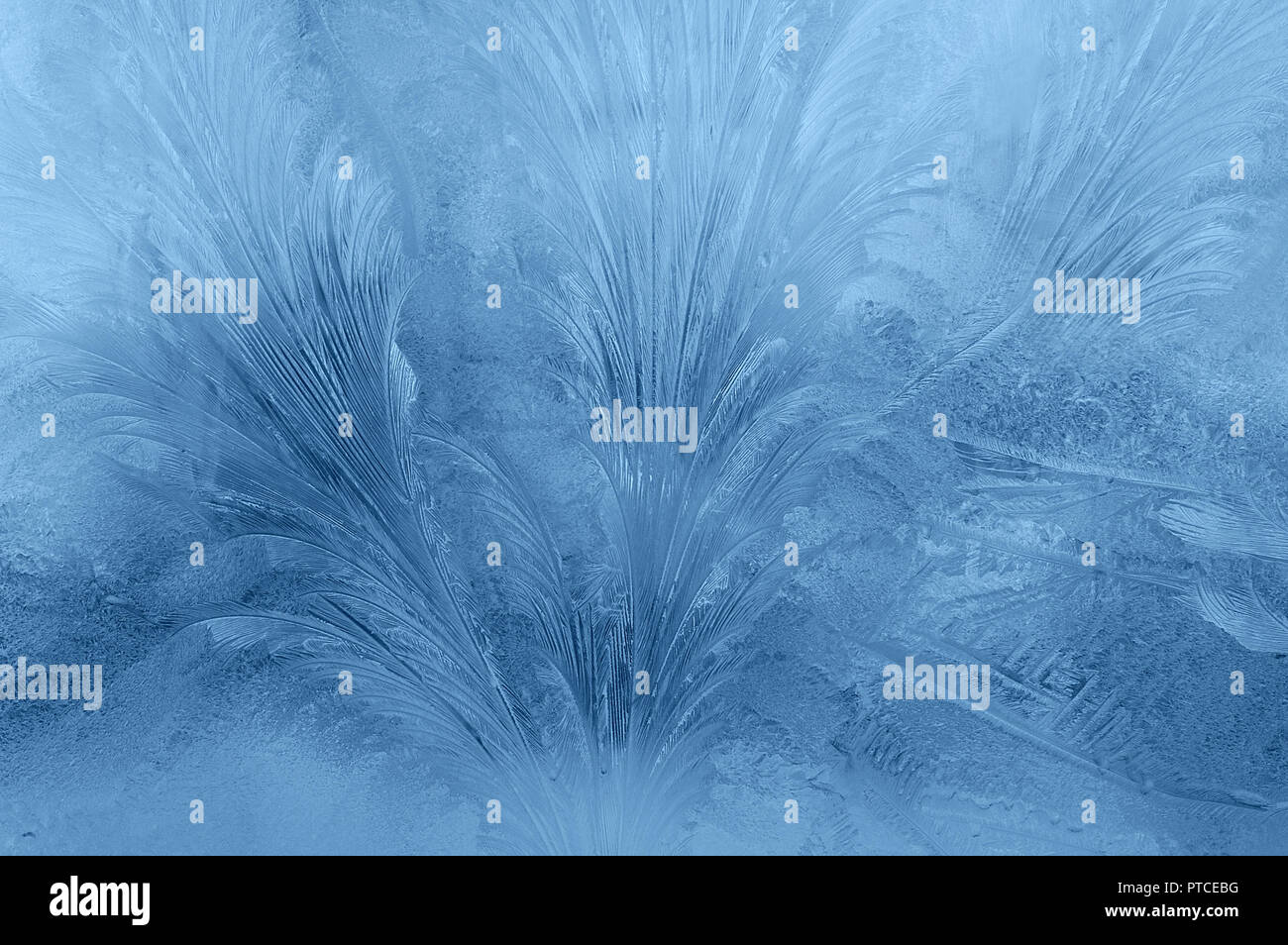 Abstraction of frosty patterns on the window Stock Photo - Alamy