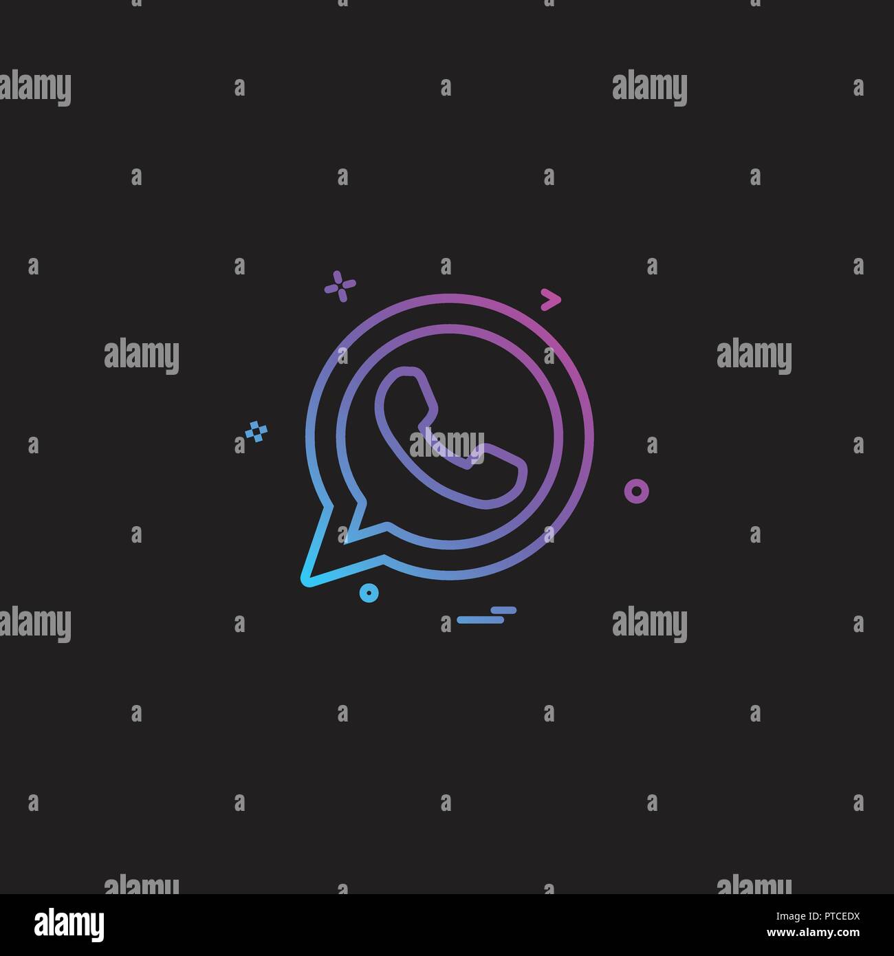 Whatsapp whats app logo icon Stock Vector Images - Alamy