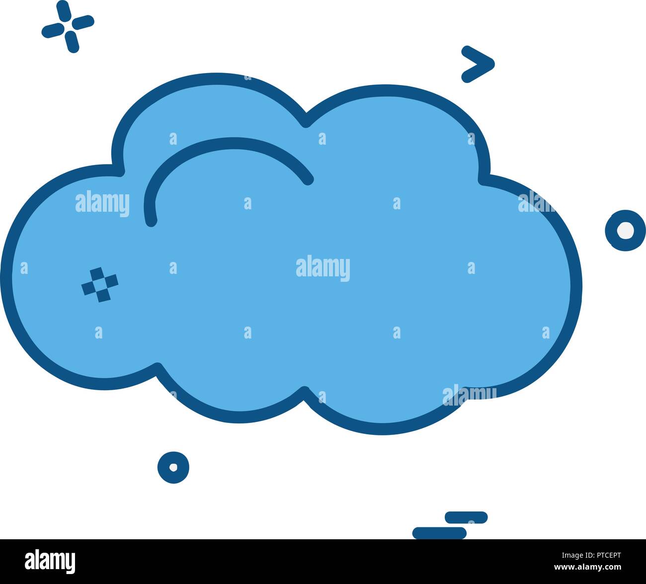 Cloud icon design vector Stock Vector Image & Art - Alamy