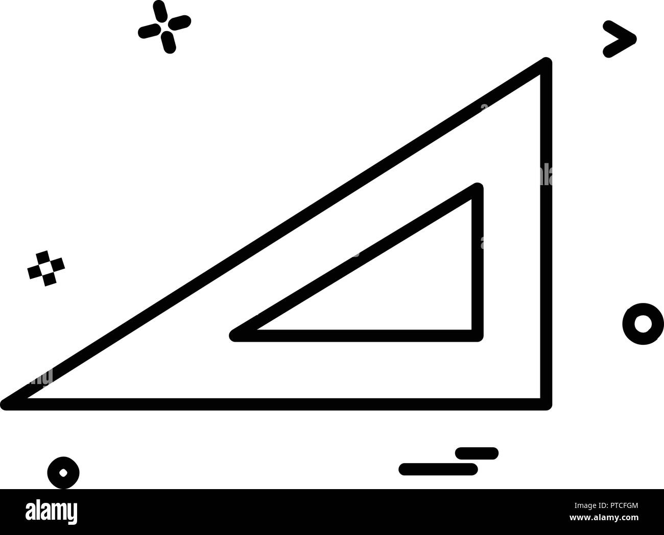 Geometry scale icon design vector Stock Vector Image & Art - Alamy