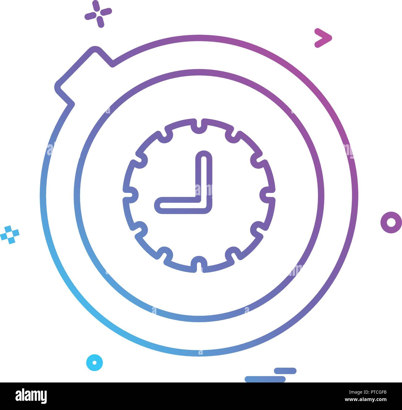 Stopwatch icon design vector Stock Vector Image & Art - Alamy