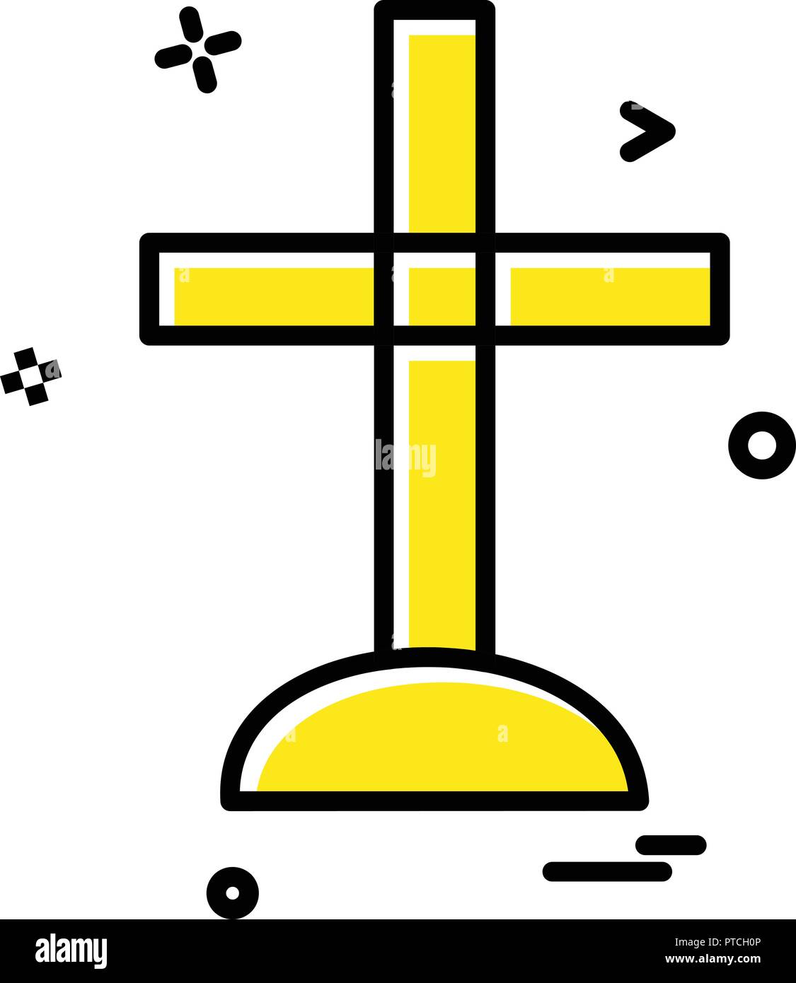 Cross icon design vector Stock Vector Image & Art - Alamy