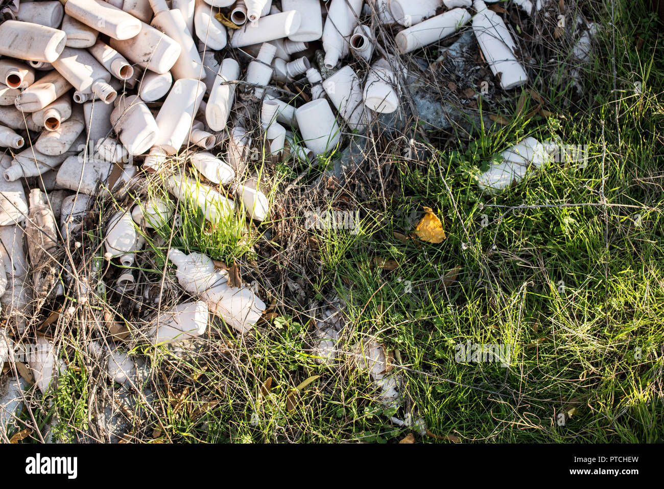 Plastic Waste On Grass High Resolution Stock Photography and Images - Alamy