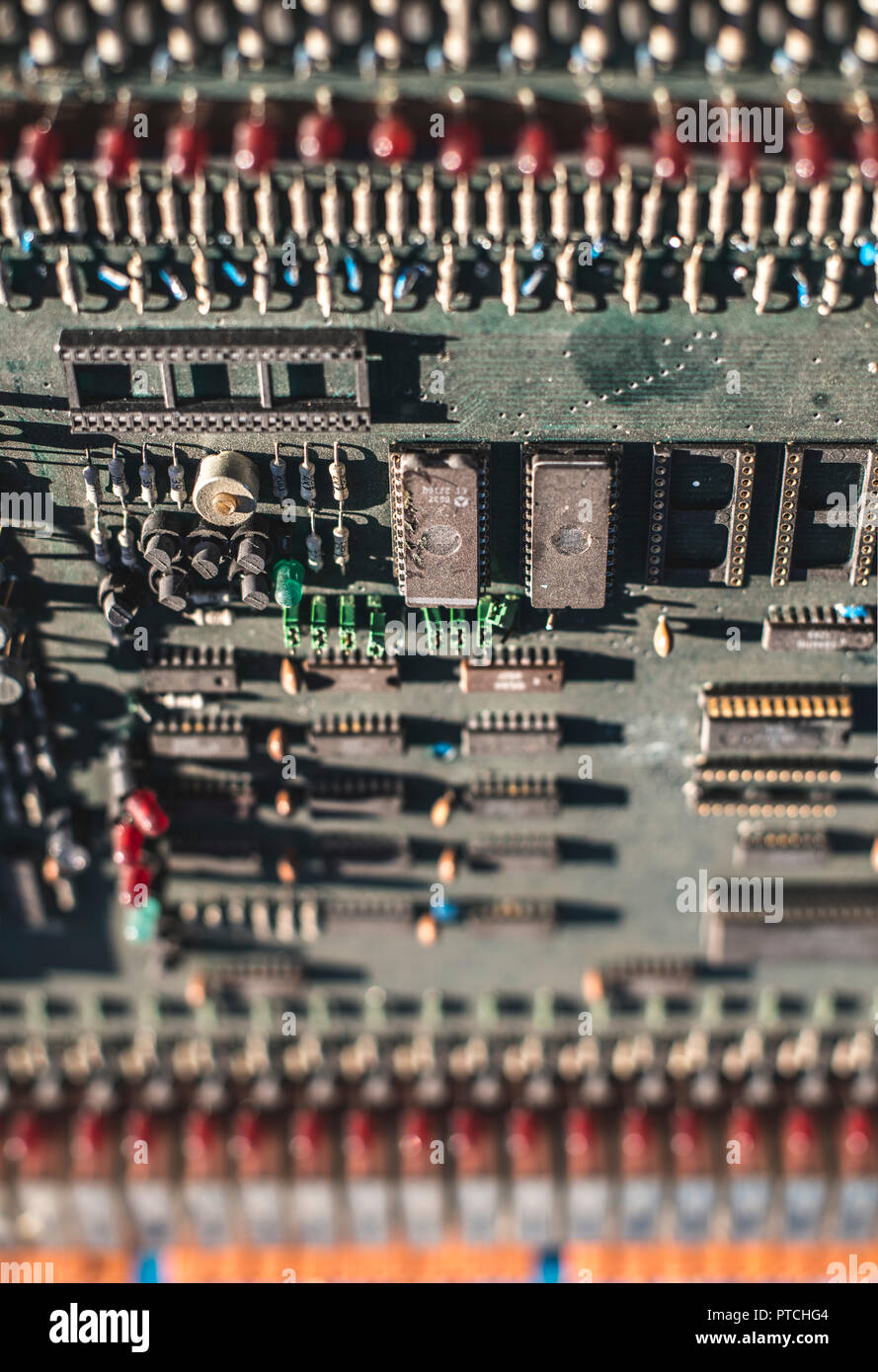 Old Device board Stock Photo - Alamy
