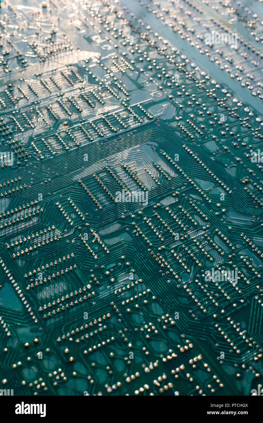 Pcb printed circuit board backside hi-res stock photography and images ...
