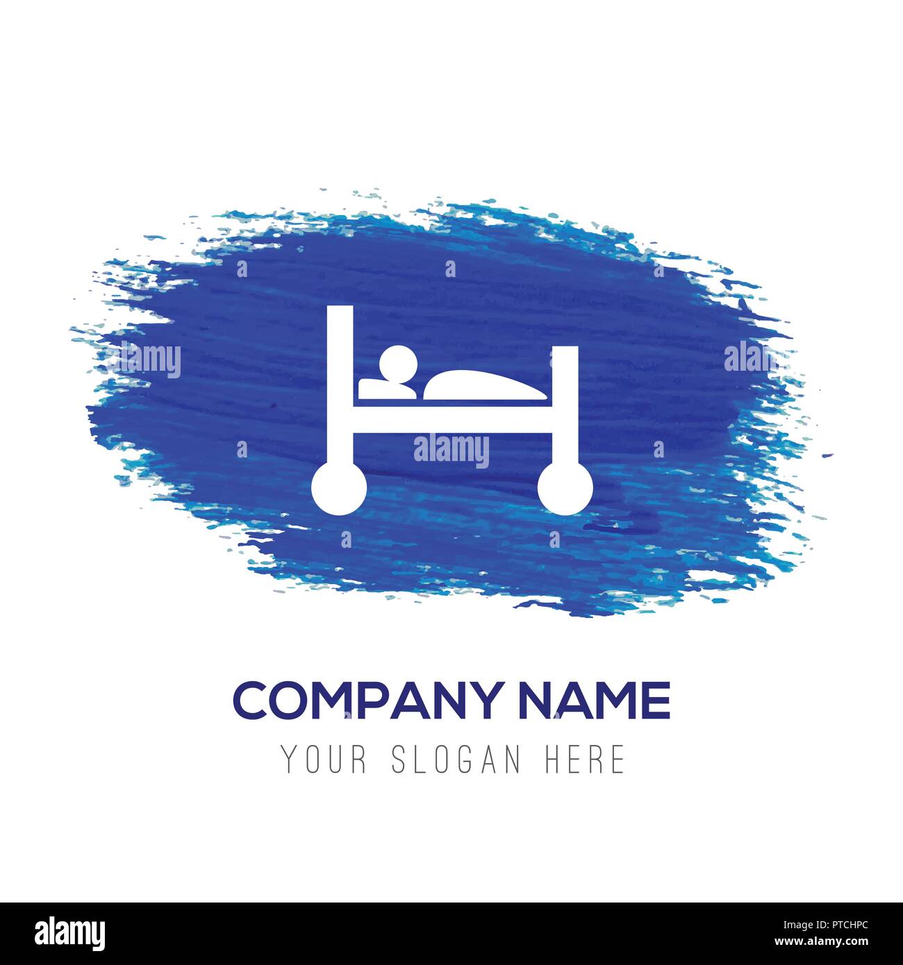 patient, icon - Blue watercolor background Stock Vector Image & Art - Alamy