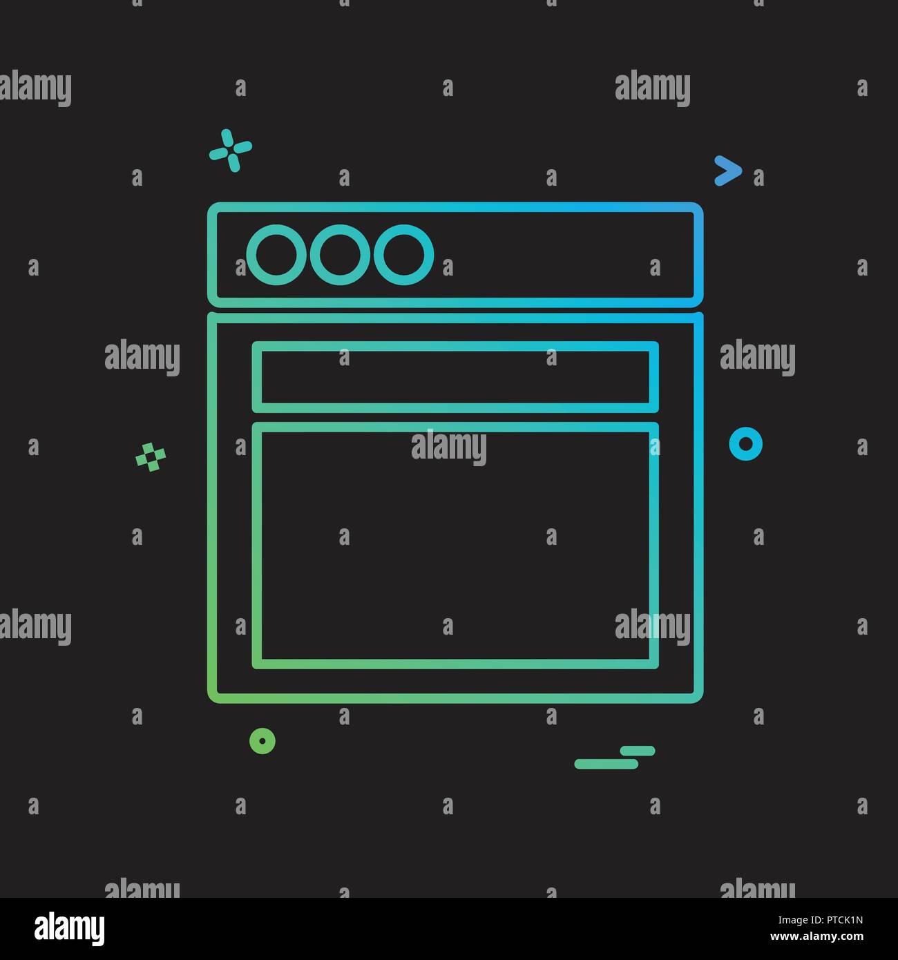 Web layouts icon design vector Stock Vector Image & Art - Alamy