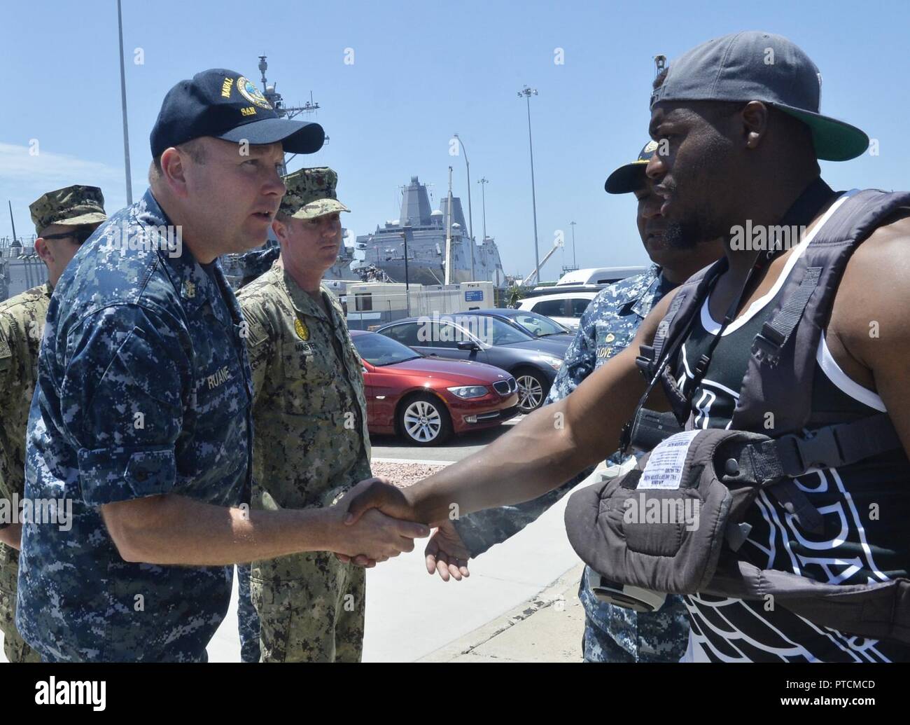 SAN DIEGO (July 11, 2017) Naval Base San Diego Command Master Chief ...