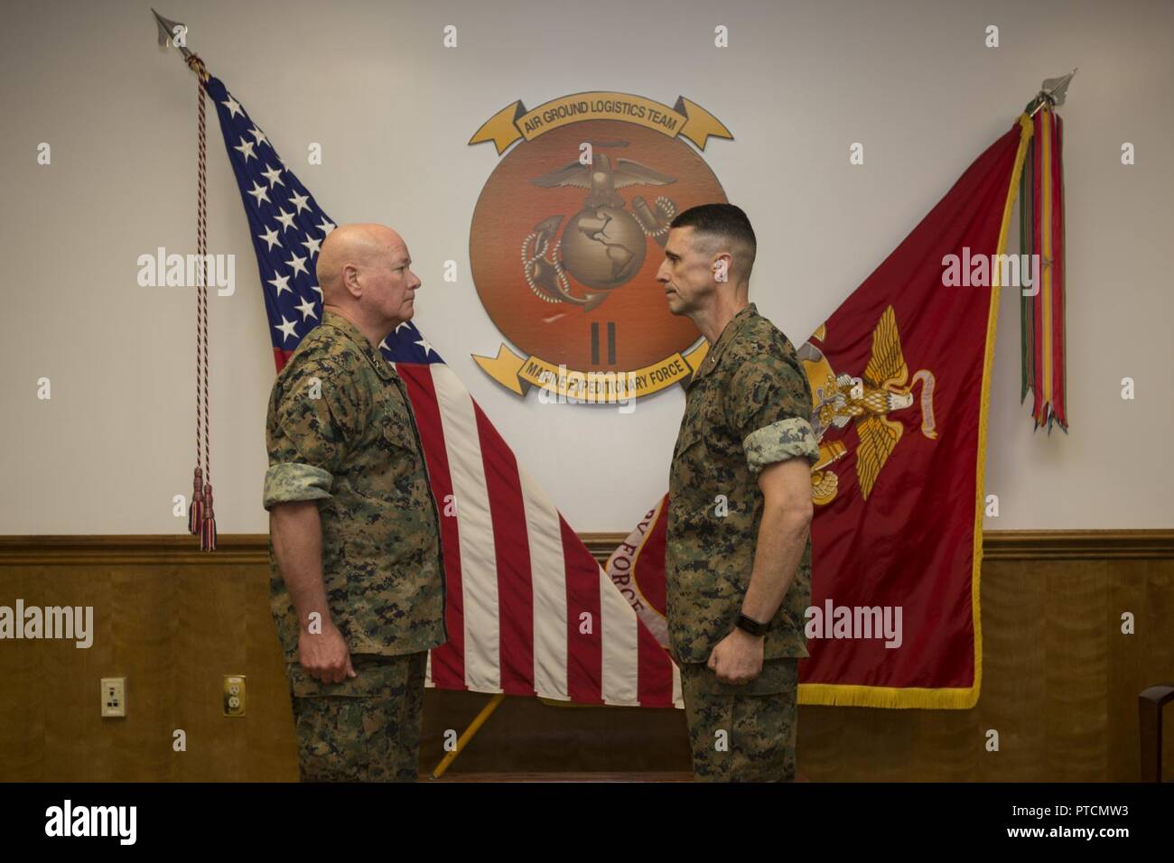 U.S. Marines, family and friends gather for Maj. Gen. Robert F ...