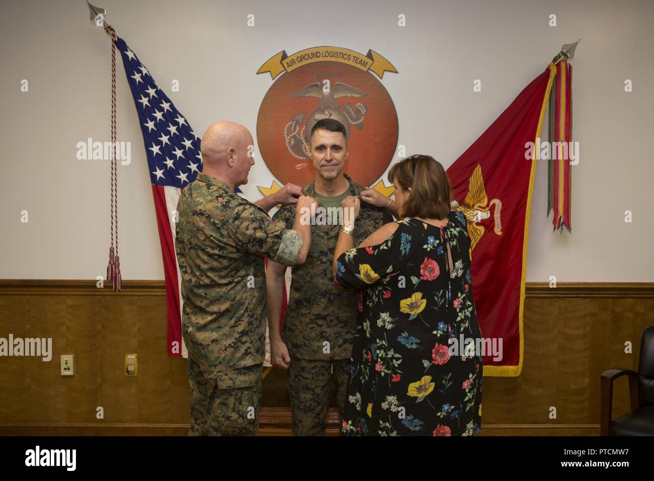 U.S. Marines, family and friends gather for Maj. Gen. Robert F ...