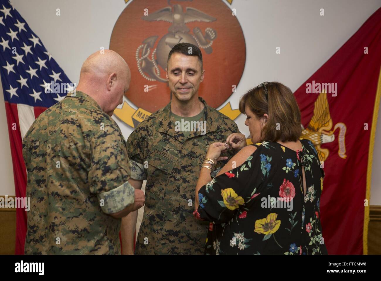 U.S. Marines, family and friends gather for Maj. Gen. Robert F ...
