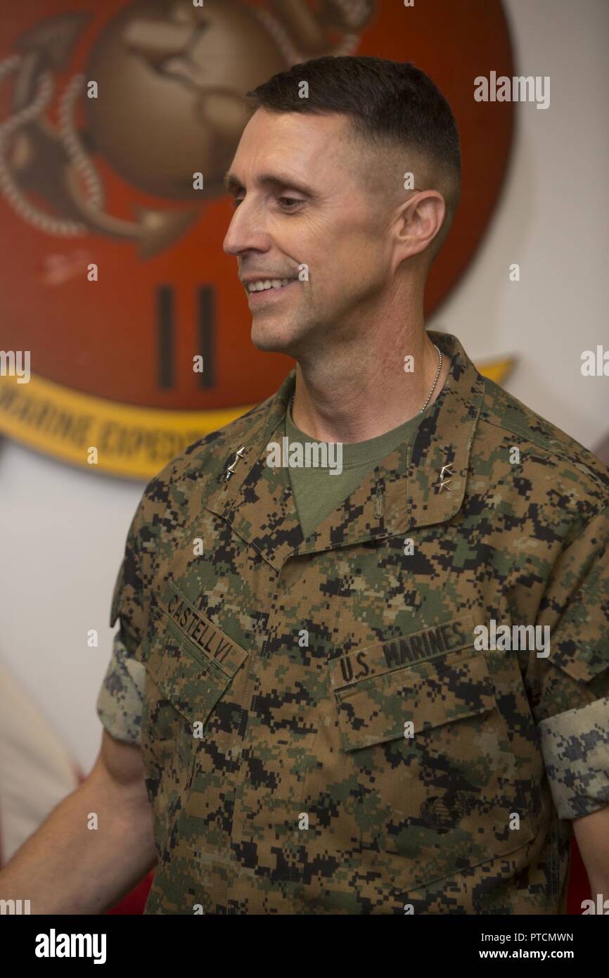 U.S. Marines, family and friends gather for Maj. Gen. Robert F ...