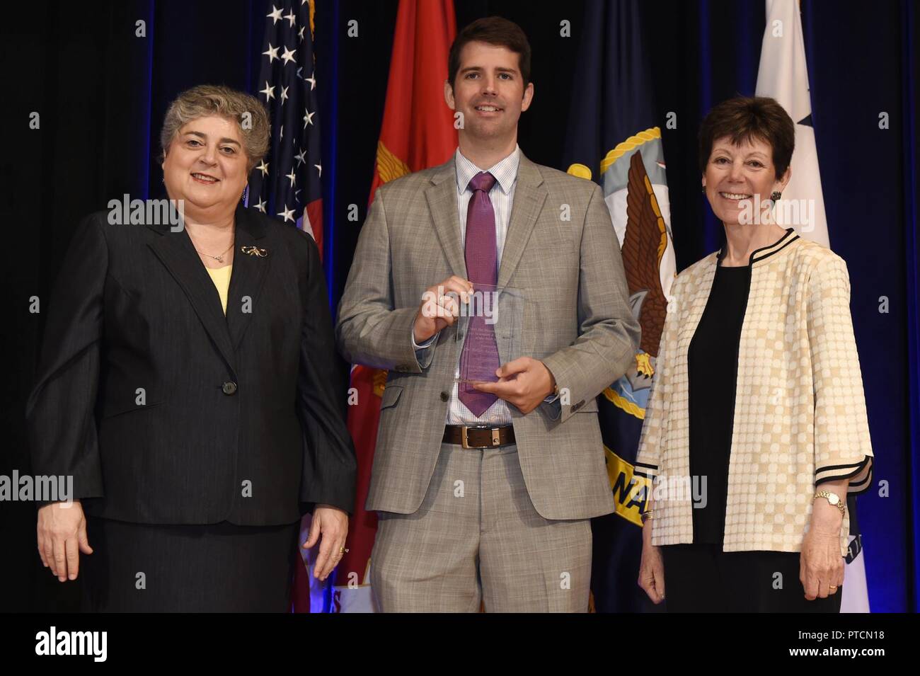 WASHINGTON (Jul. 13, 2017) Allison Stiller, left, Assistant Secretary ...