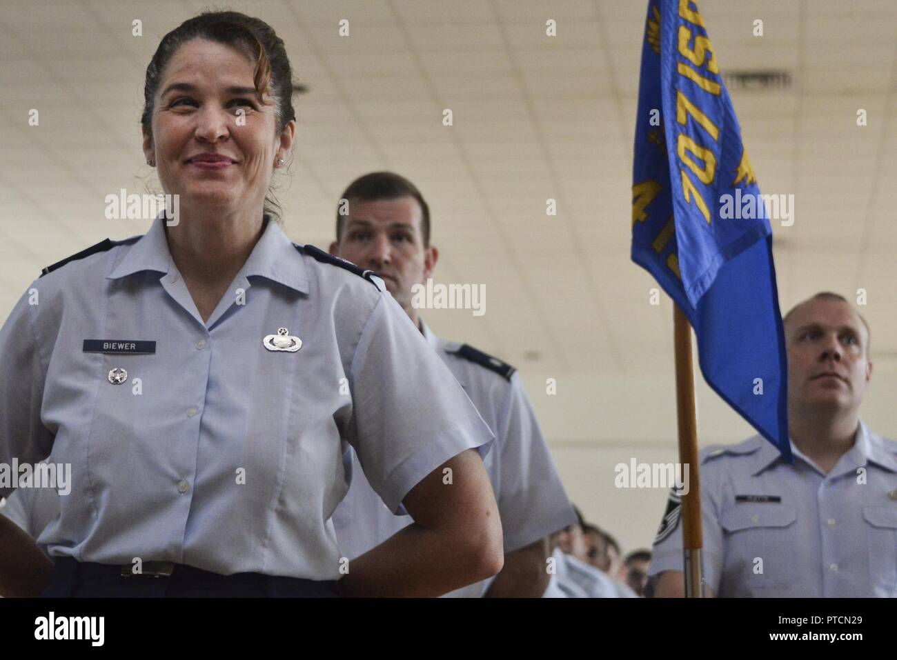 Lt. Col. Lisa Biewer, 707th Intelligence, Surveillance and ...