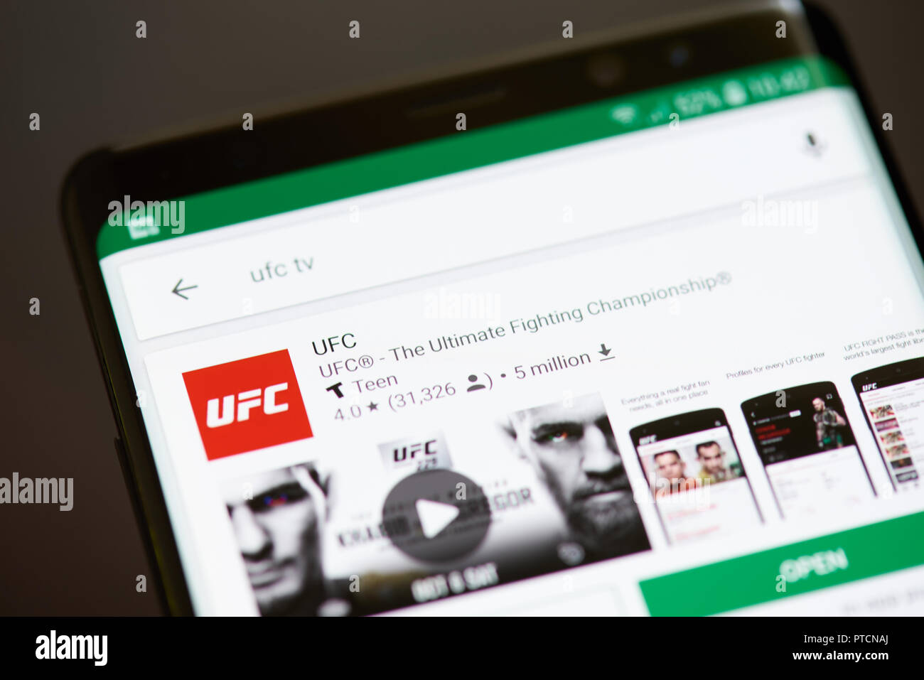 Ufc logo hi-res stock photography and images - Alamy