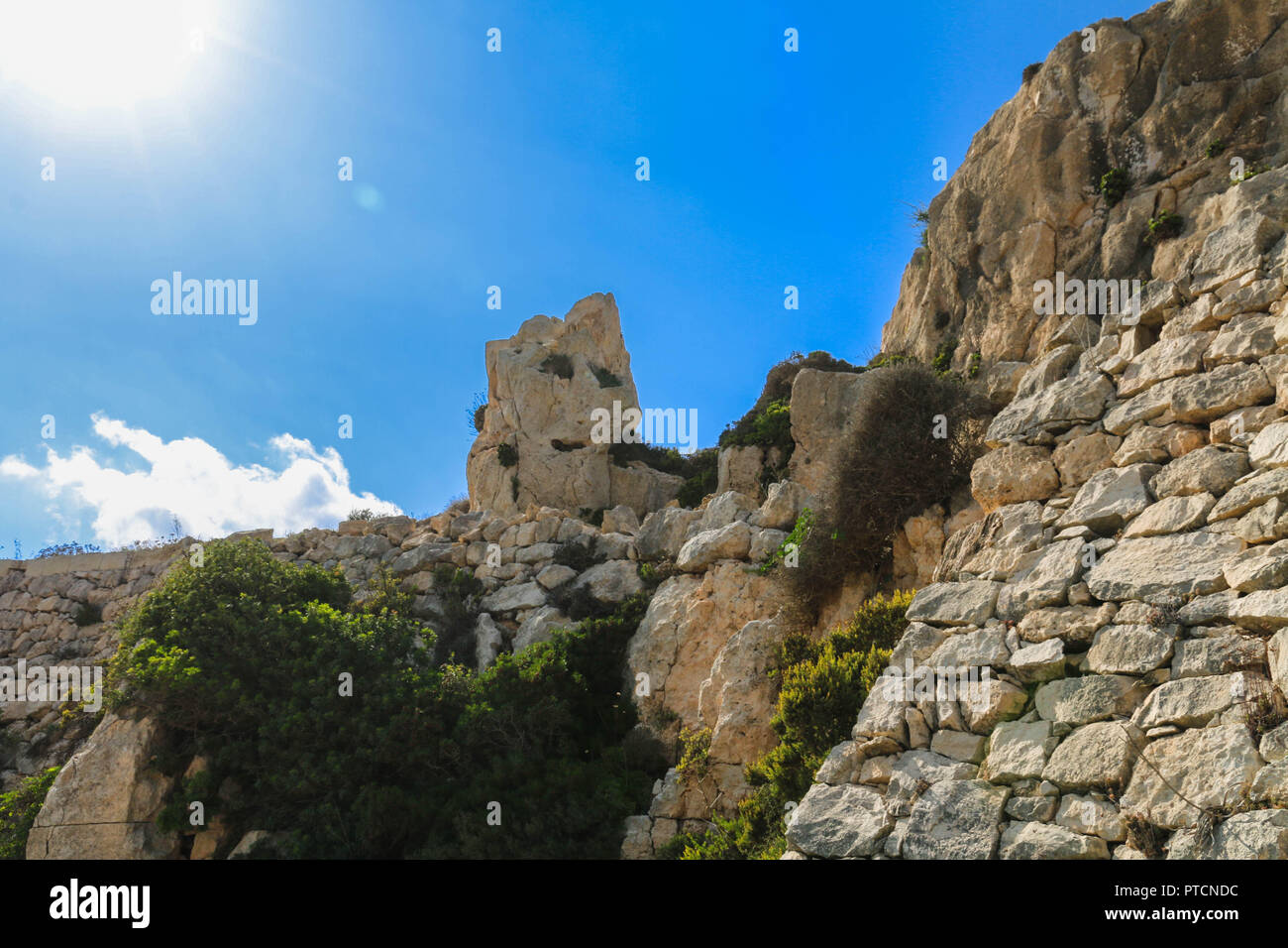 Dingli cliff, Malta Stock Photo - Alamy