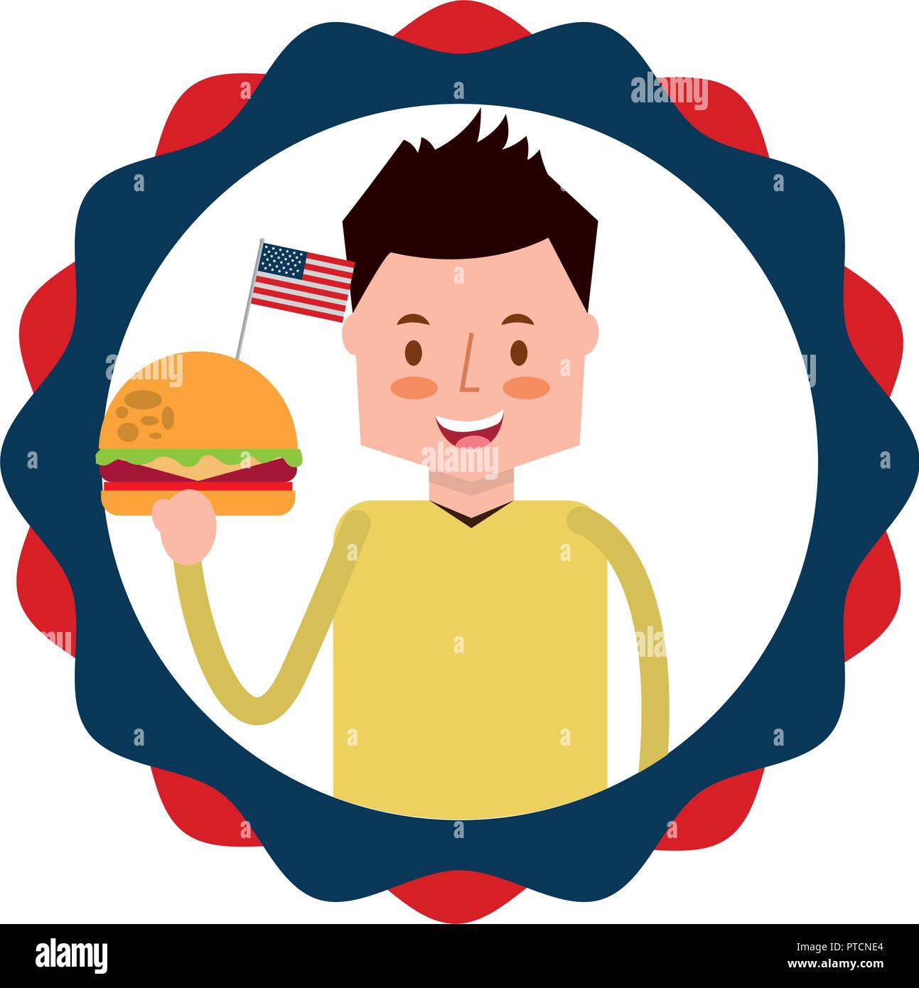 people american independence day Stock Vector Image & Art - Alamy