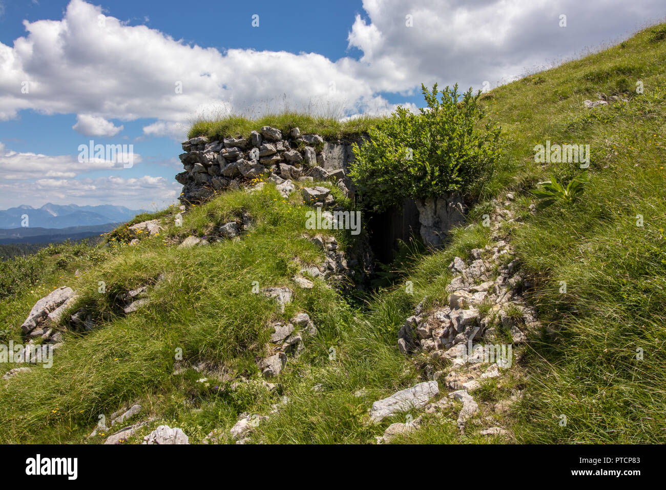 Entrance bunker from world war hi-res stock photography and images - Alamy