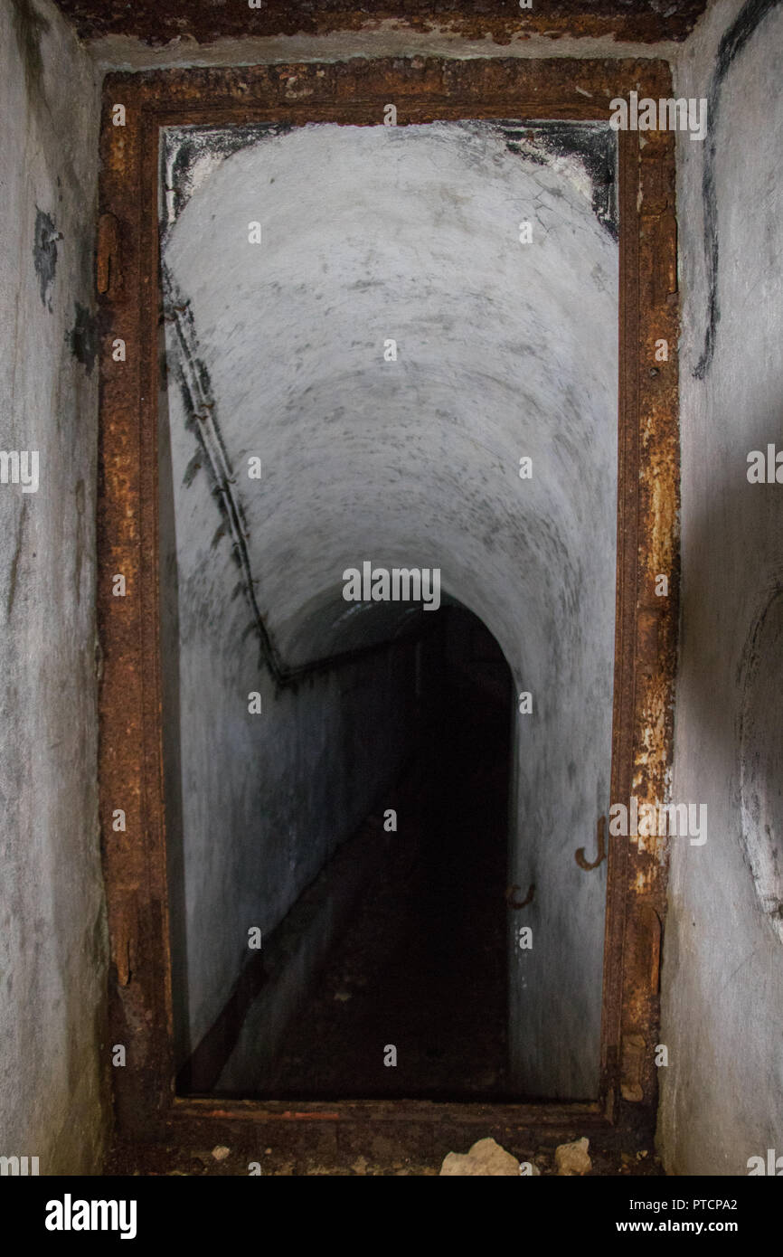 inside the 1 world war bunker Stock Photo - Alamy