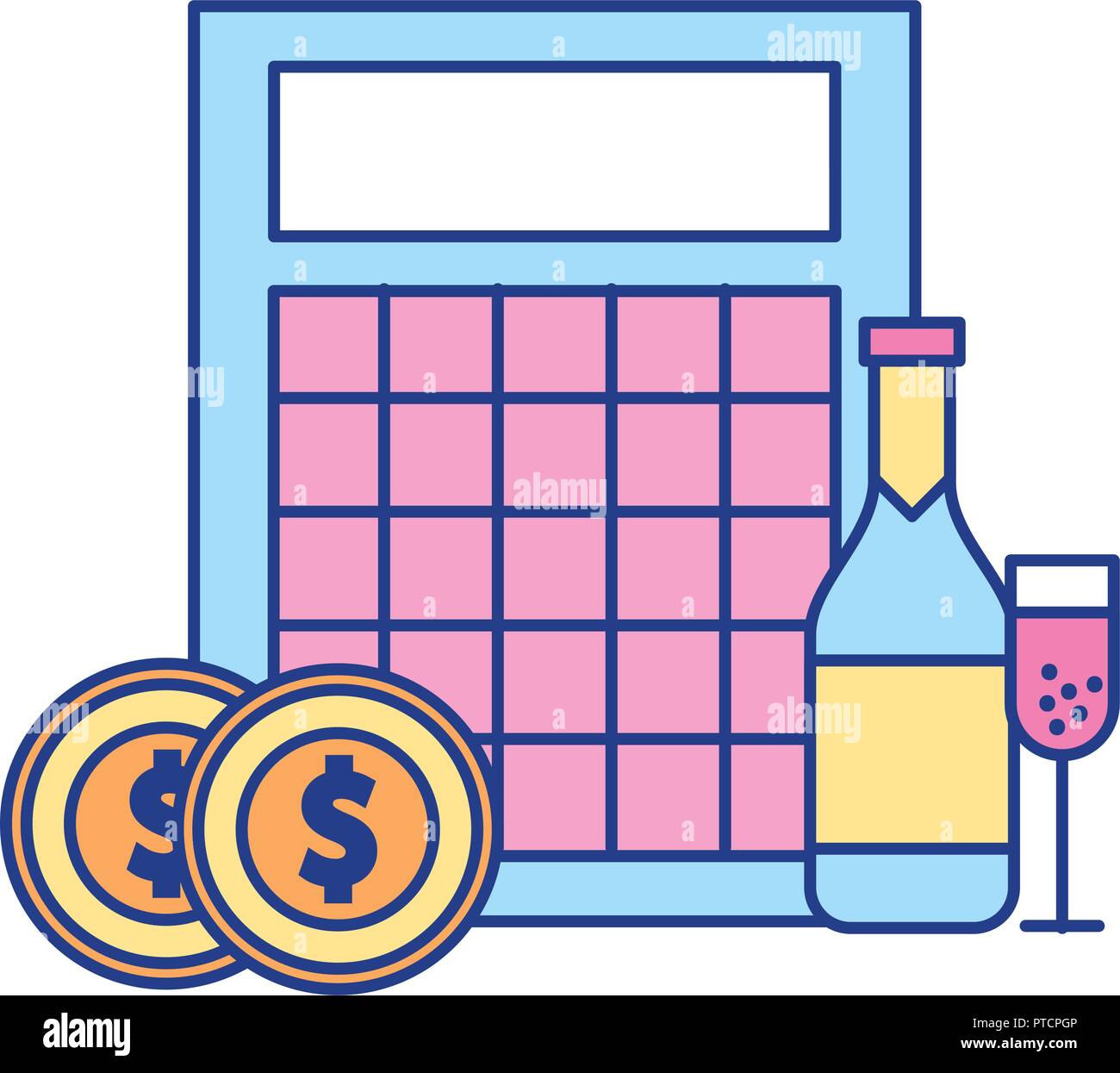 Coin star machine Stock Vector Images - Alamy