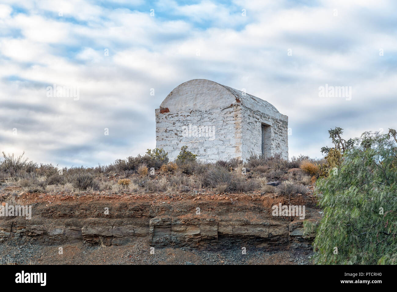 VICTORIA WEST, SOUTH AFRICA, AUGUST 7, 2018: An historic gunpowder ...