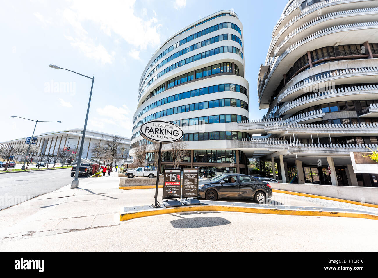 Washington DC, USA - April 5, 2018: Watergate hotel on New Hampshire ...