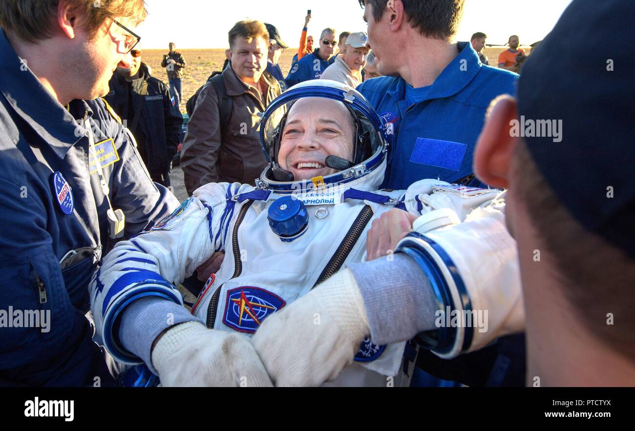 International Space Station Expedition 56 astronaut Ricky Arnold is ...