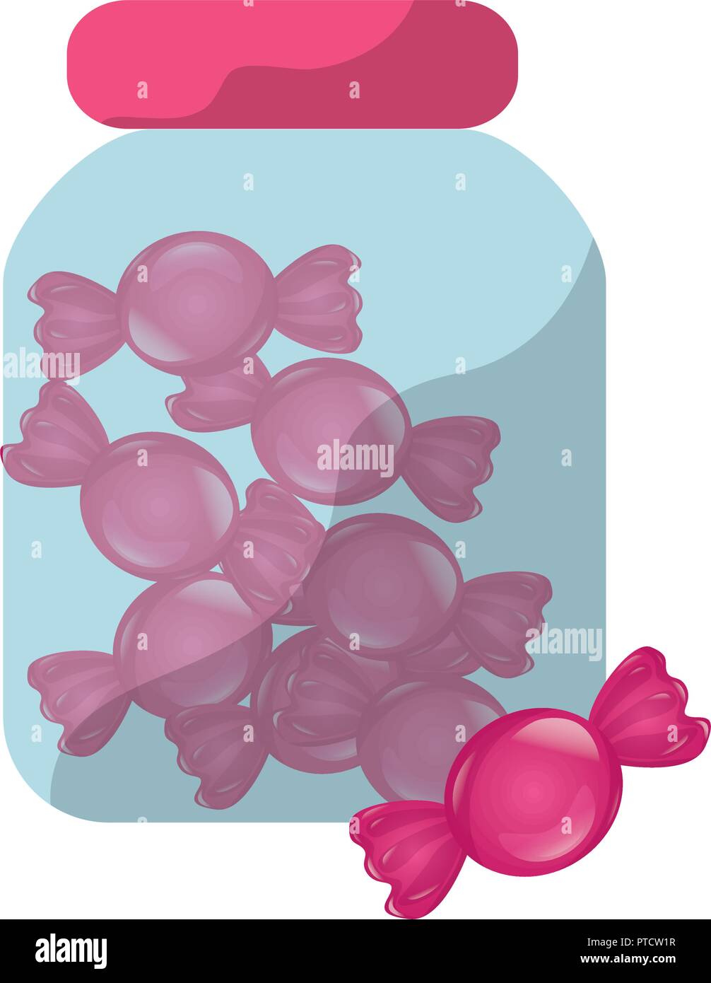 Mix of candies Stock Vector Images - Alamy